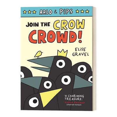 阿乐和皮普漫画 英文原版 Arlo and Pips 2 Join the Crow Crowd 阿乐和皮普漫画2 融入乌鸦群 英文版 进口英语原版书籍