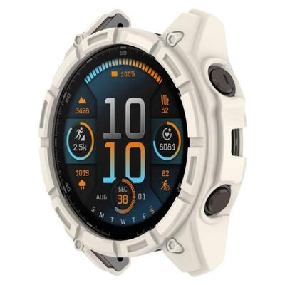 适用Garmin Enduro3手表保护壳半包TPU铠甲壳安夺3佳明镂空软壳户外运动手表保护套配件