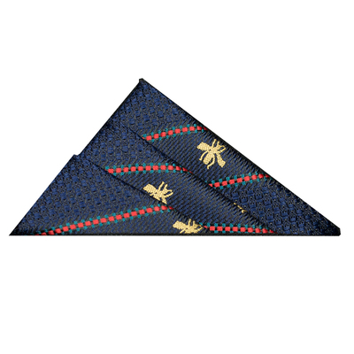 蜜蜂男装西装口袋巾巾丝巾正装