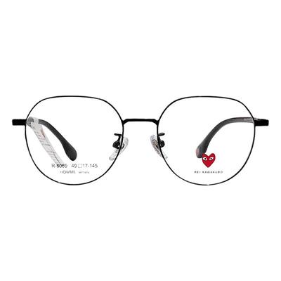 韩版复古圆框可配近视眼镜架