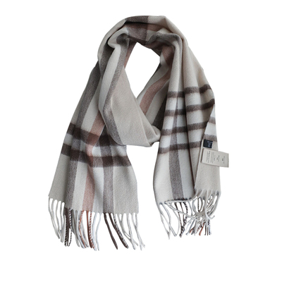 日本北海道白绒Cashmere羊绒围巾