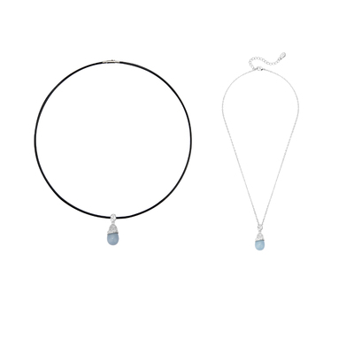 幸运寻迹系列凝露滴坠挂坠项链女