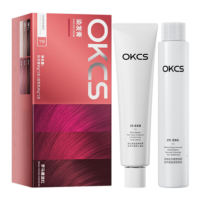 OKCS染发剂12种植物精华
