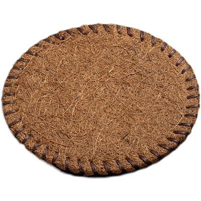 复古椰棕杯垫茶垫加厚防烫养壶垫