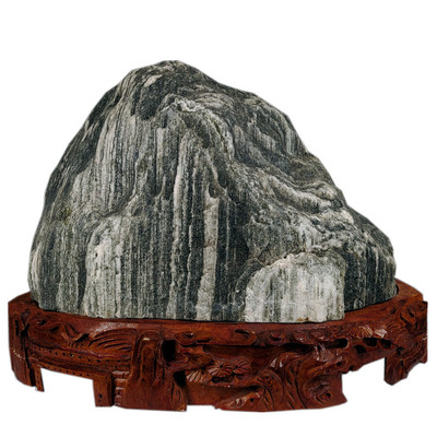 泰山石靠山室内石头摆件补角镇宅