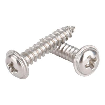 304不锈钢PWA十字盘头带垫自攻钉