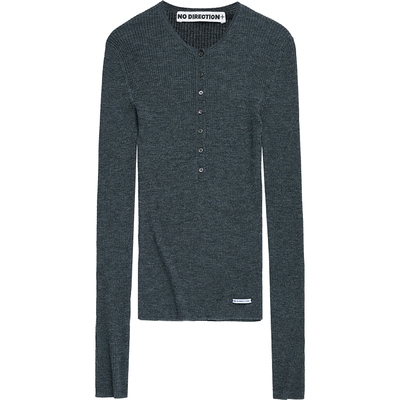 NO DIRECTION+ 羊毛修身打底衫女N540118647C21