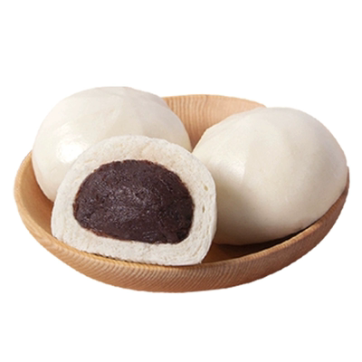大笑叉烧包奶黄豆沙包包点早餐