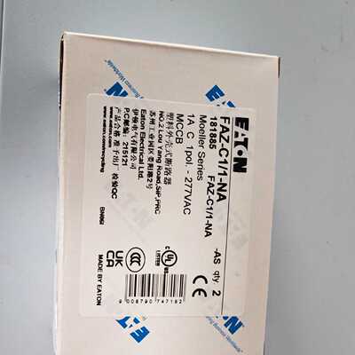 议价伊顿穆勒FAZ-C1/1-NA高分断微型断路器UL认证CSA认证齐全