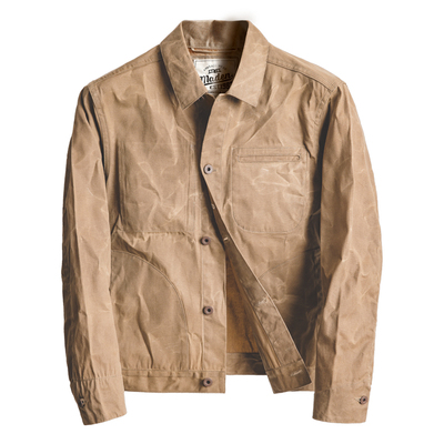马登工装vintage帆布油蜡夹克