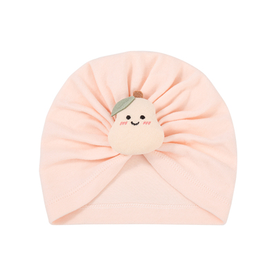 婴儿帽子春款护卤门女宝宝胎帽