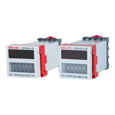 通电延时循环继电器德力西48s-s