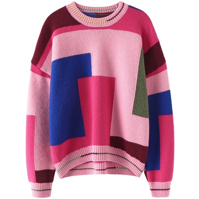 启超高端100%纯山羊绒衫