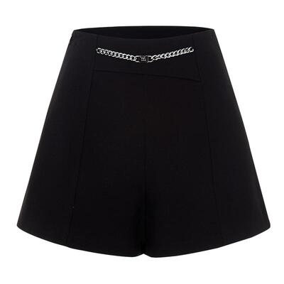 EF高腰金属链条A字短裤