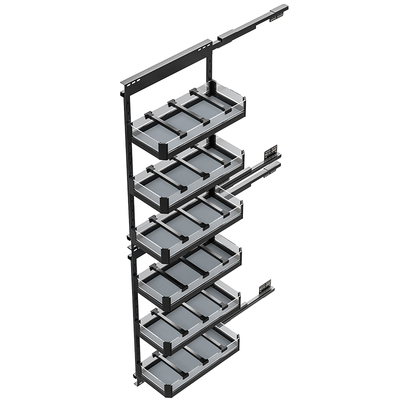 航艇铝合金抽屉式多层侧装调味篮