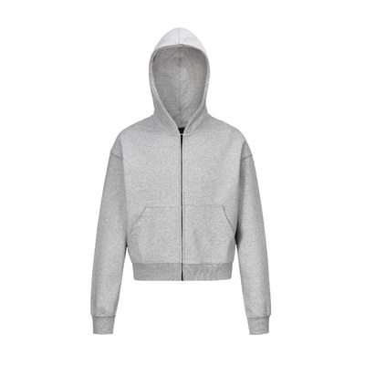 Daily1日常通勤纯色连帽开衫卫衣