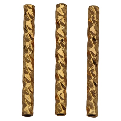 18K包金保色批花直管配件装饰