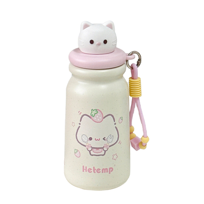 卡通小猫女生新款高颜值保温杯子