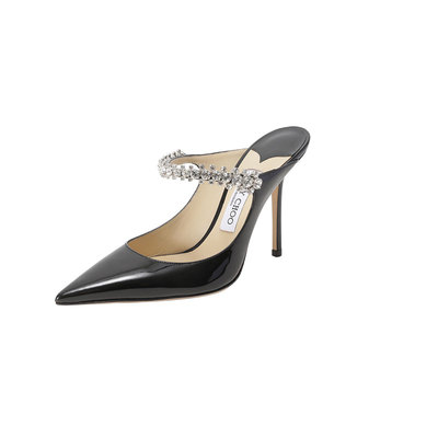 周仰杰穆勒鞋露跟高跟鞋