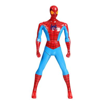 旋转蜘蛛侠英雄人物模型玩具