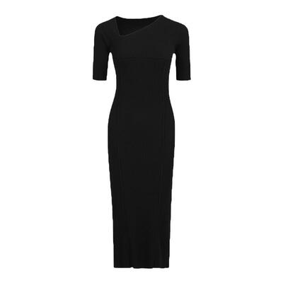 25早春新款针织连衣裙