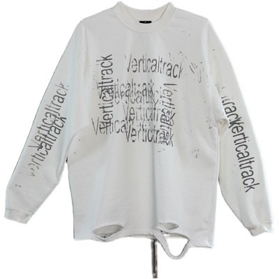 潮牌美式高街百搭男卫衣t恤长袖