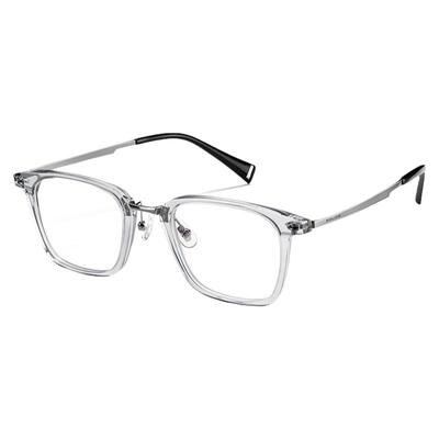POLICE通用酷板材透明方框眼镜
