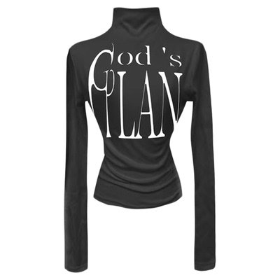 上帝计划基础修身高领长袖