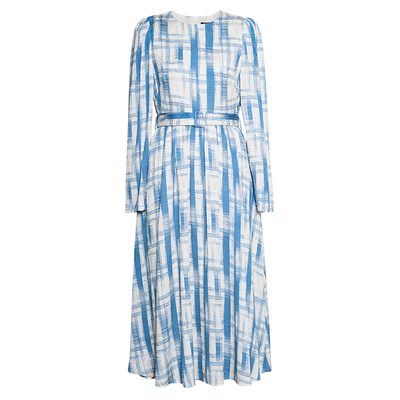 罗衣优雅大摆系带连衣裙