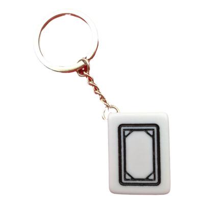 真麻将红中发财钥匙扣挂饰件男女