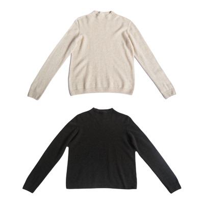 F-152纯山羊绒15.5微米无缝毛衣