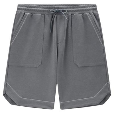 佐丹奴短裤男装斜纹针织撞色明线松紧腰休闲短裤 18104607