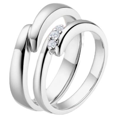 DR遇见爱情侣钻石对戒