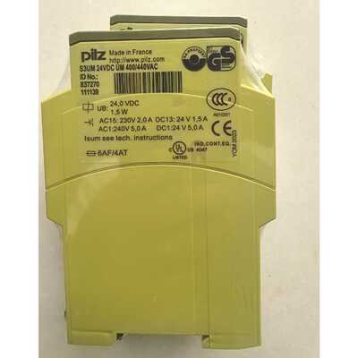 皮尔兹安全继电器 Pilz S3UM  837270  全新