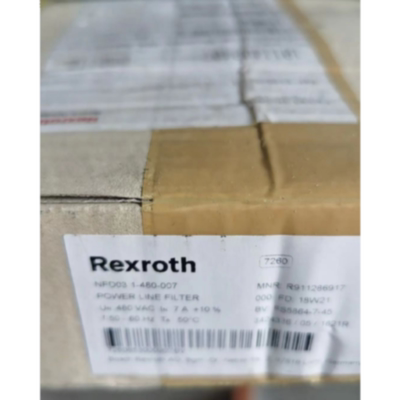 议价Rexroth R911286917 力士乐全新滤波器 NFD03.1-480-007