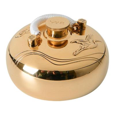 锦夫人纯铜汤婆子原创古风暖手炉