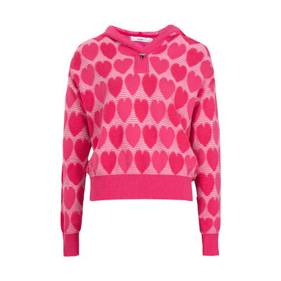 HONRN/红人连帽羊毛棉针织衫上衣