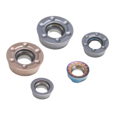 数控圆形铣刀片 R5 R6刀粒RPMW1003/1204MO数控加工中心合金刀片