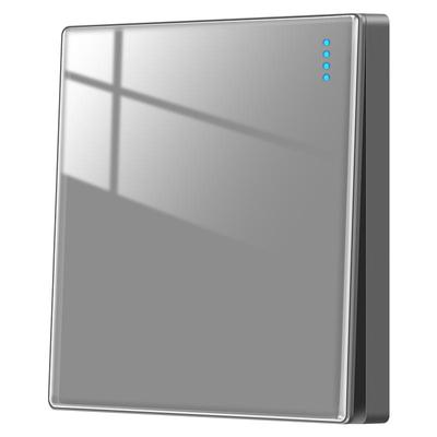 灰色开关插座国际电工五孔86型