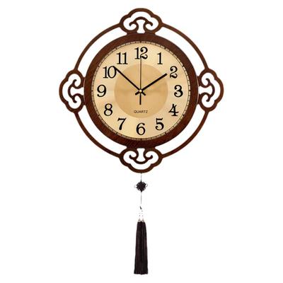 中国风创意时尚免打孔客厅挂钟