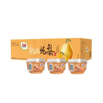 DOLE都乐枇杷炖梨280g*3整箱装水果罐头方便食品休闲零食即开即食
