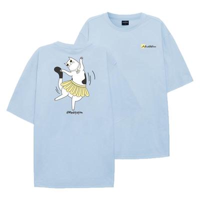 特价韩国meditation新品羽毛球服短袖男女同款运动速干休闲T恤