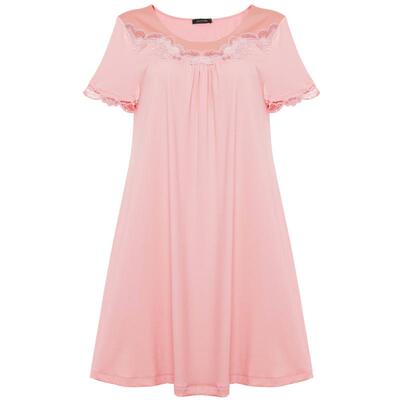 兰卡文(LA CLOVER)闪耀梦想家舒适短袖睡裙LC44ZE2