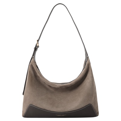 VH欣冉hobo包秋冬反绒羊皮单肩包