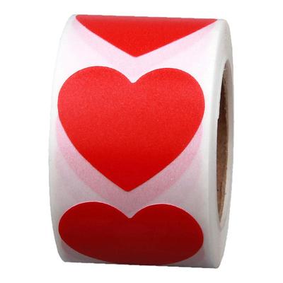 手写大号爱心标签纸不干胶贴纸