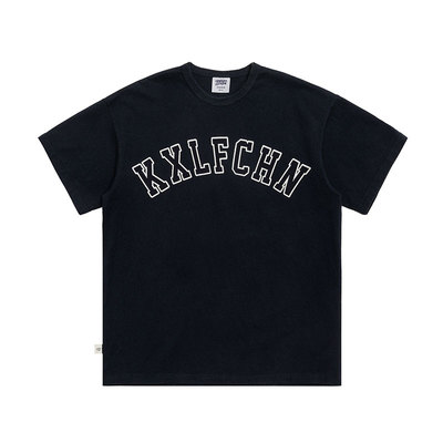 KXLFCHN贴布宽松休闲短袖