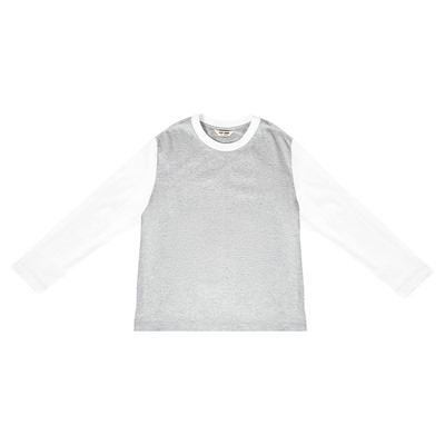 JUSTSHINE简约撞色长袖上衣