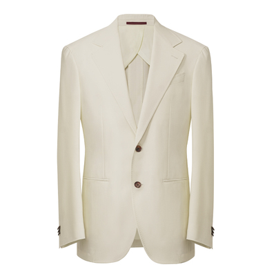 定织120支精纺羊毛休闲白套西