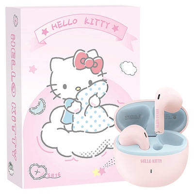 三丽鸥凯蒂猫蓝牙耳机女生小耳朵