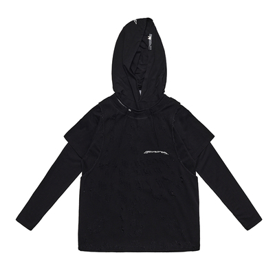 FVVO Broken hole three piece top set 一衣多穿三件套破洞上衣